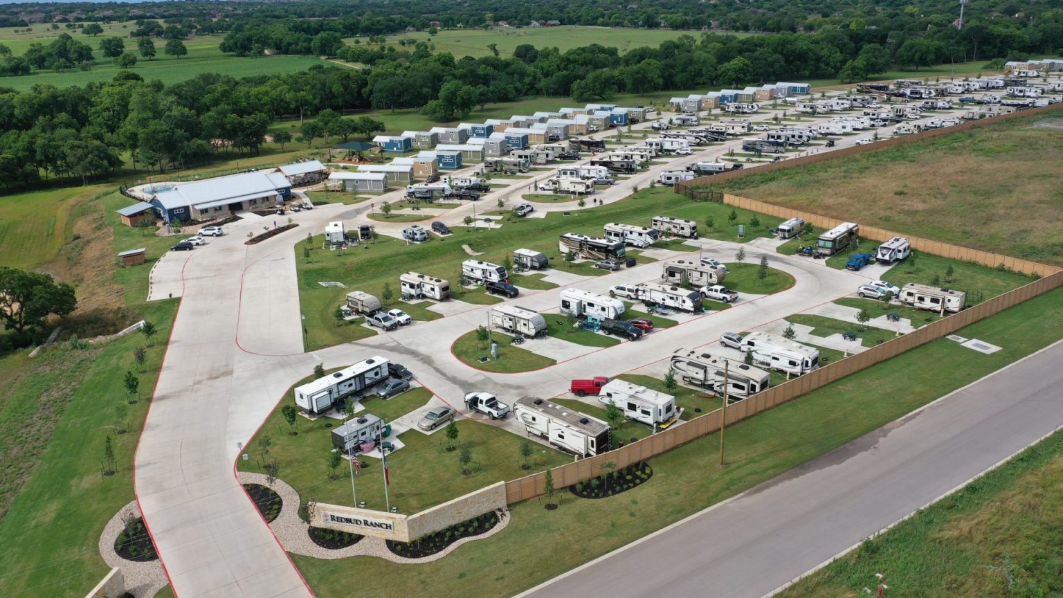 Photo Gallery for Redbud Ranch RV Resort & Campground Austin TX